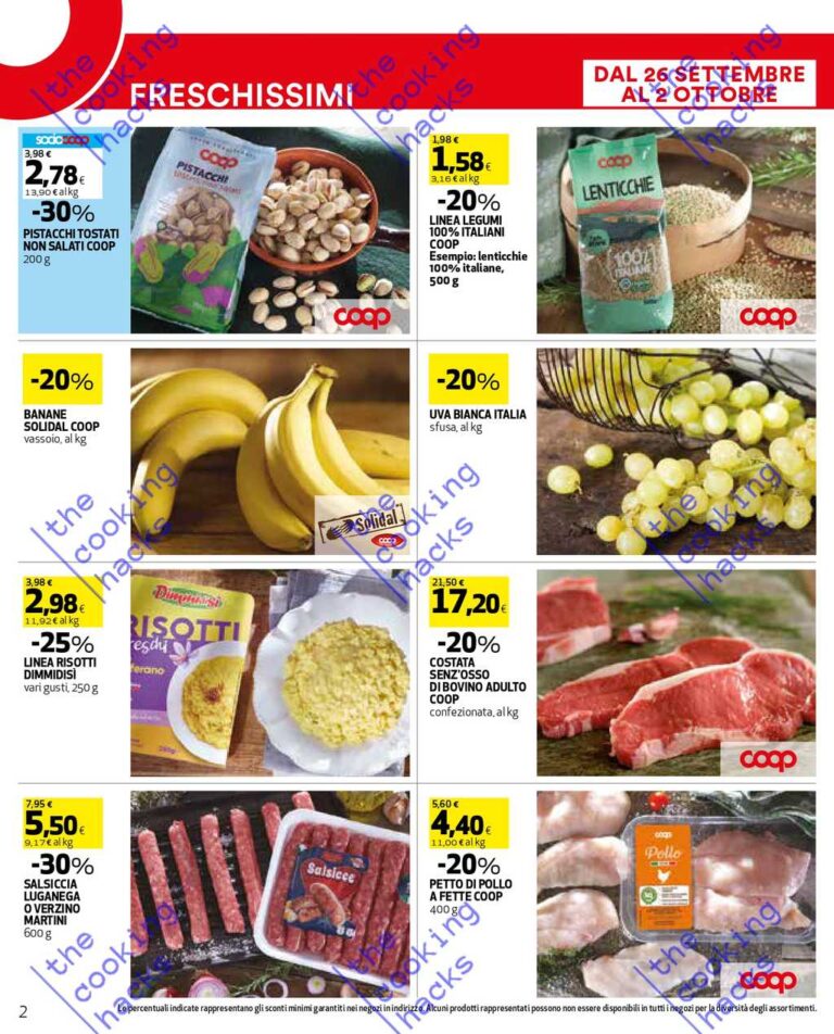 Volantino Coop Alleanza 3.0 dal 26 settembre al 9 ottobre 2024