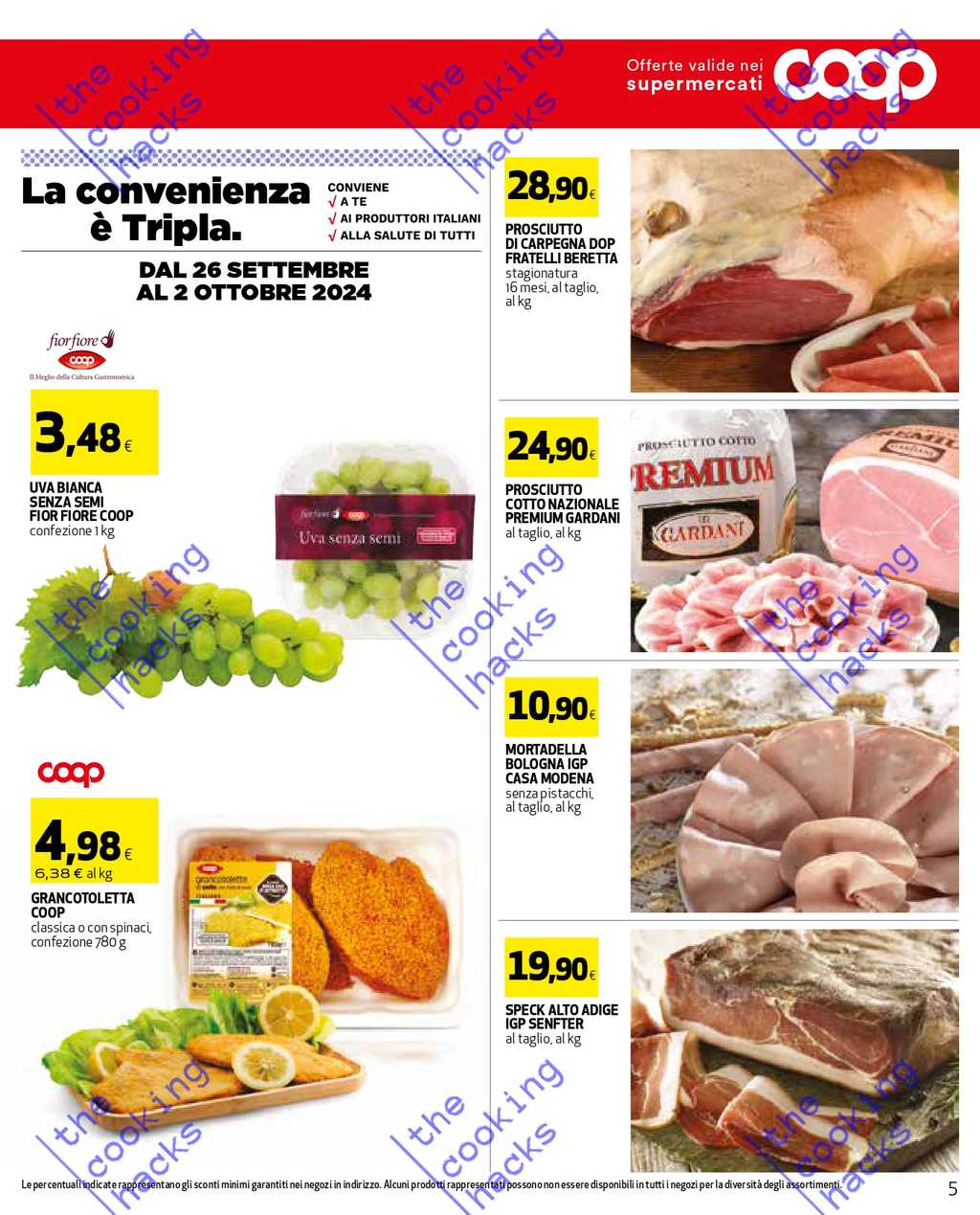 Volantino Coop Alleanza 3.0 dal 26 settembre al 9 ottobre 2024
