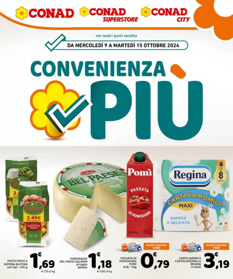 Anteprima del Volantino Conad