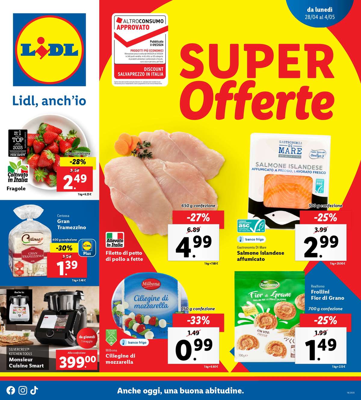 Volantino Lidl 28 aprile 2025