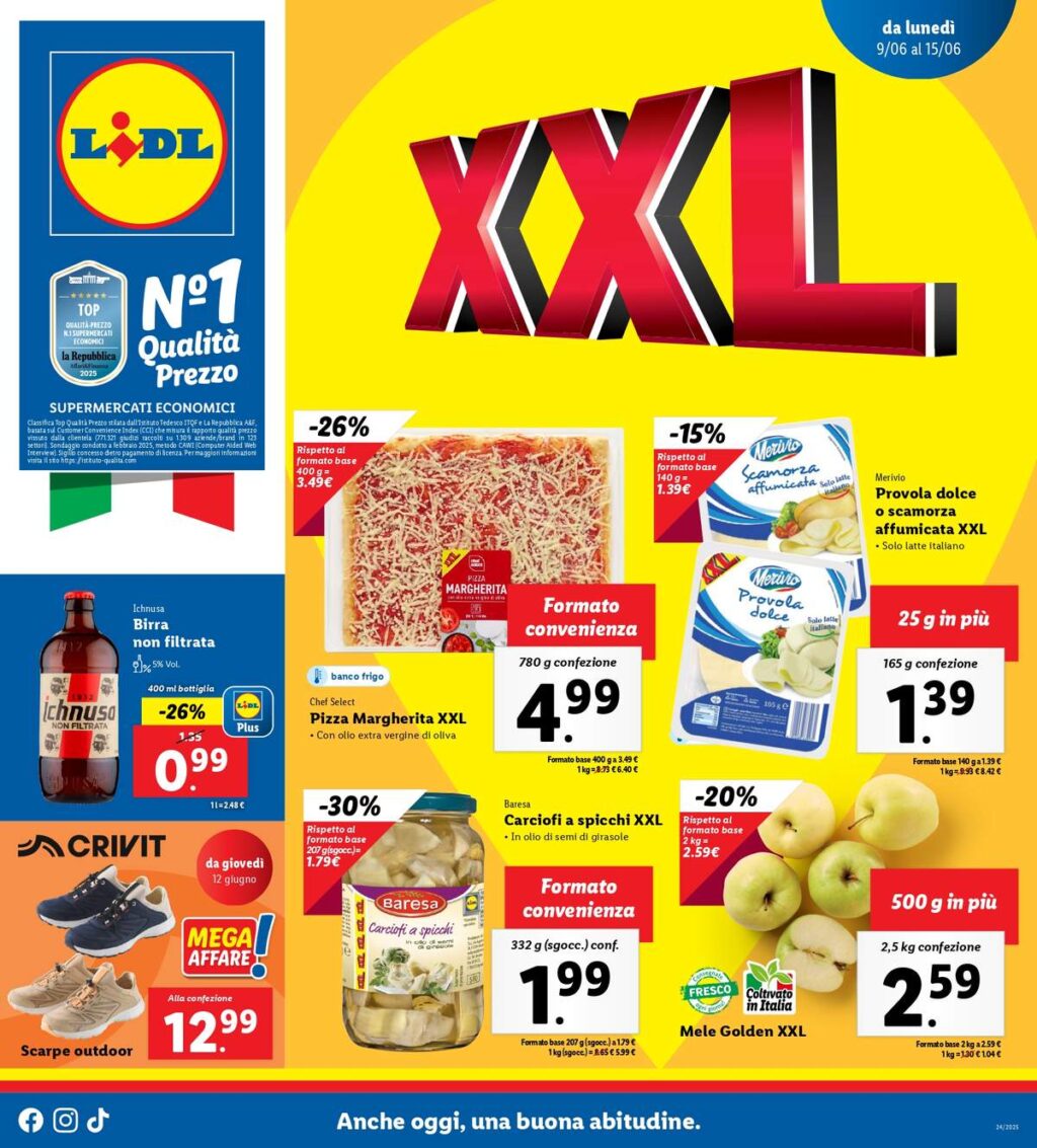 Volantino Lidl Prossima Settimana Dal 9 Giugno 2025